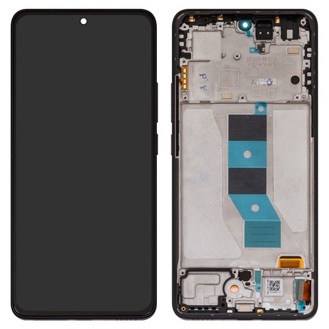 Pantalla LCD puede usarse con Xiaomi Redmi Note 14 5G, negro, con marco ...